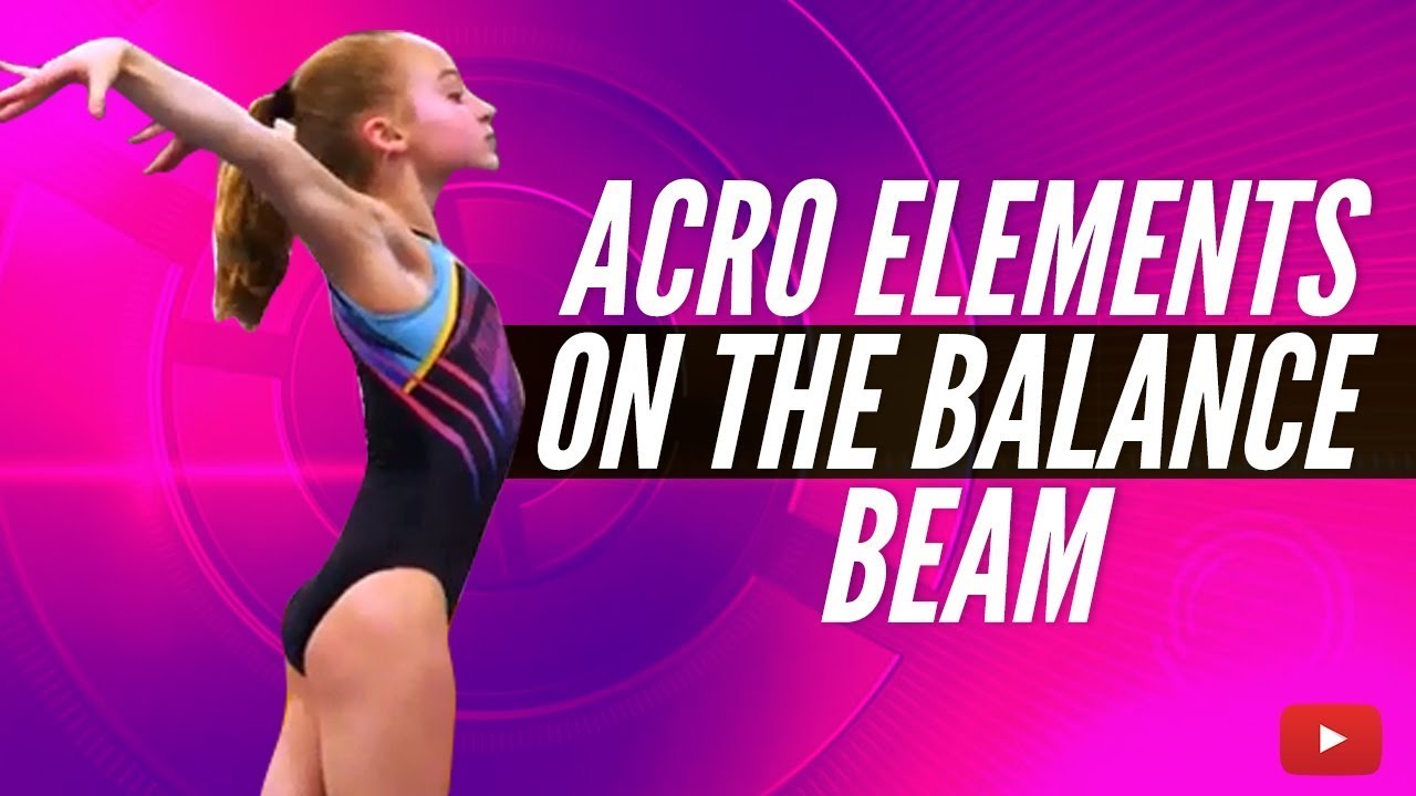 Connecting Acro Elements on the Balance Beam Gymnastics Lessons from ...