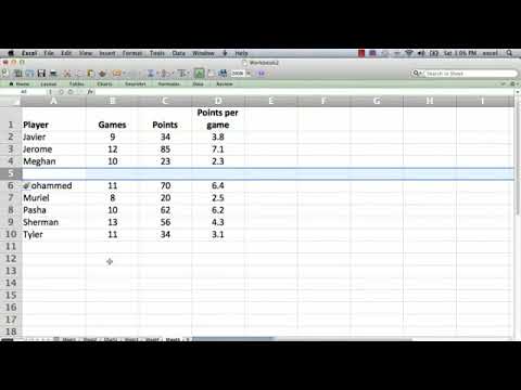 How to Shift Everything Down in Excel - YouTube