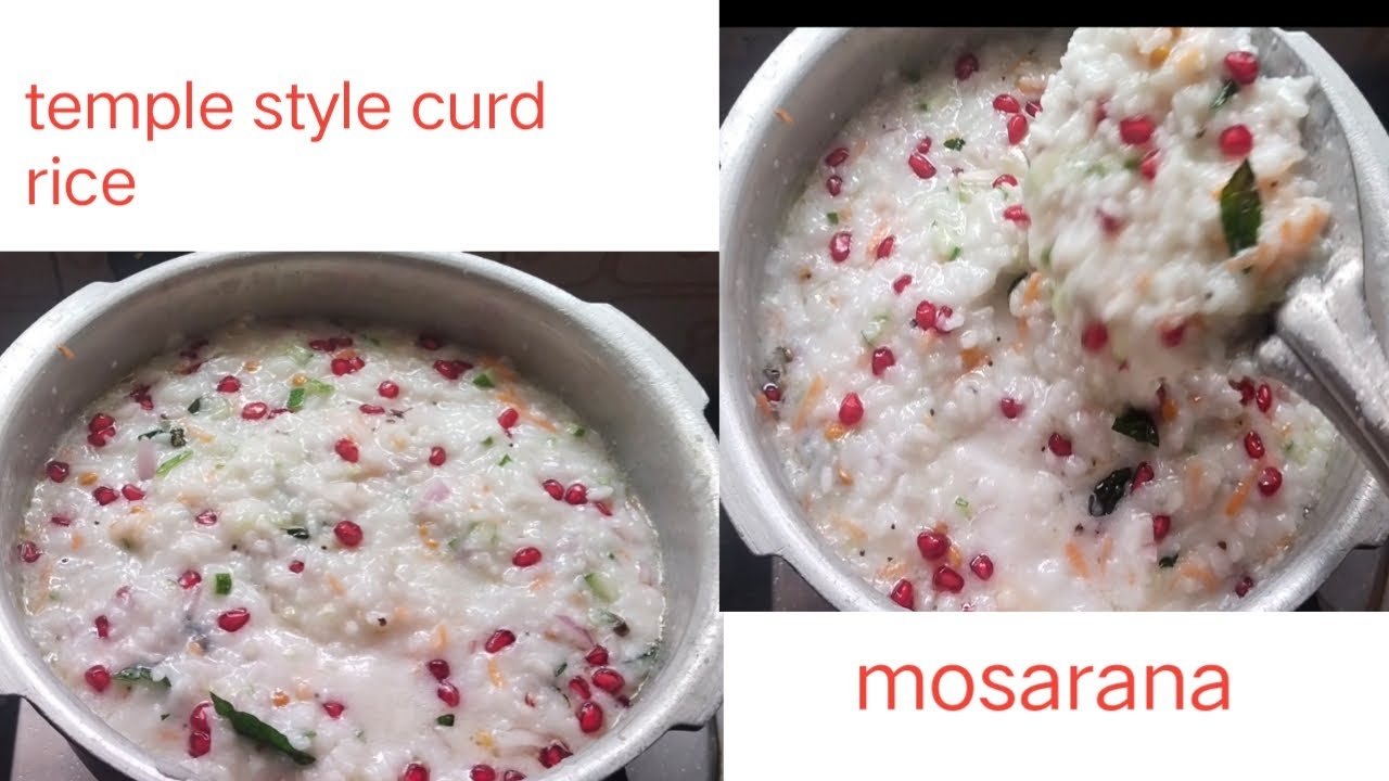 Curd rice - YouTube