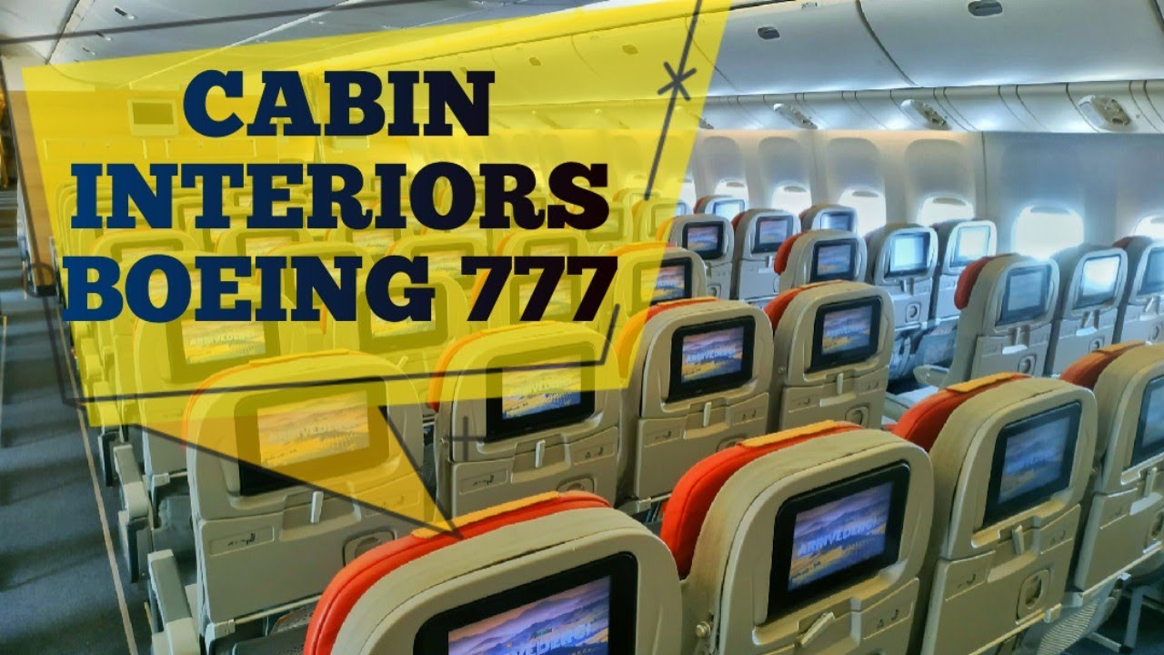 Cabin Tour Boeing 777 [Economy Class & Bussiness Class] | Aviation ...