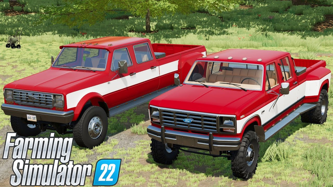 TLX 1982 Vs The 1986 Ford F-350 | Farming Simulator 22 - YouTube