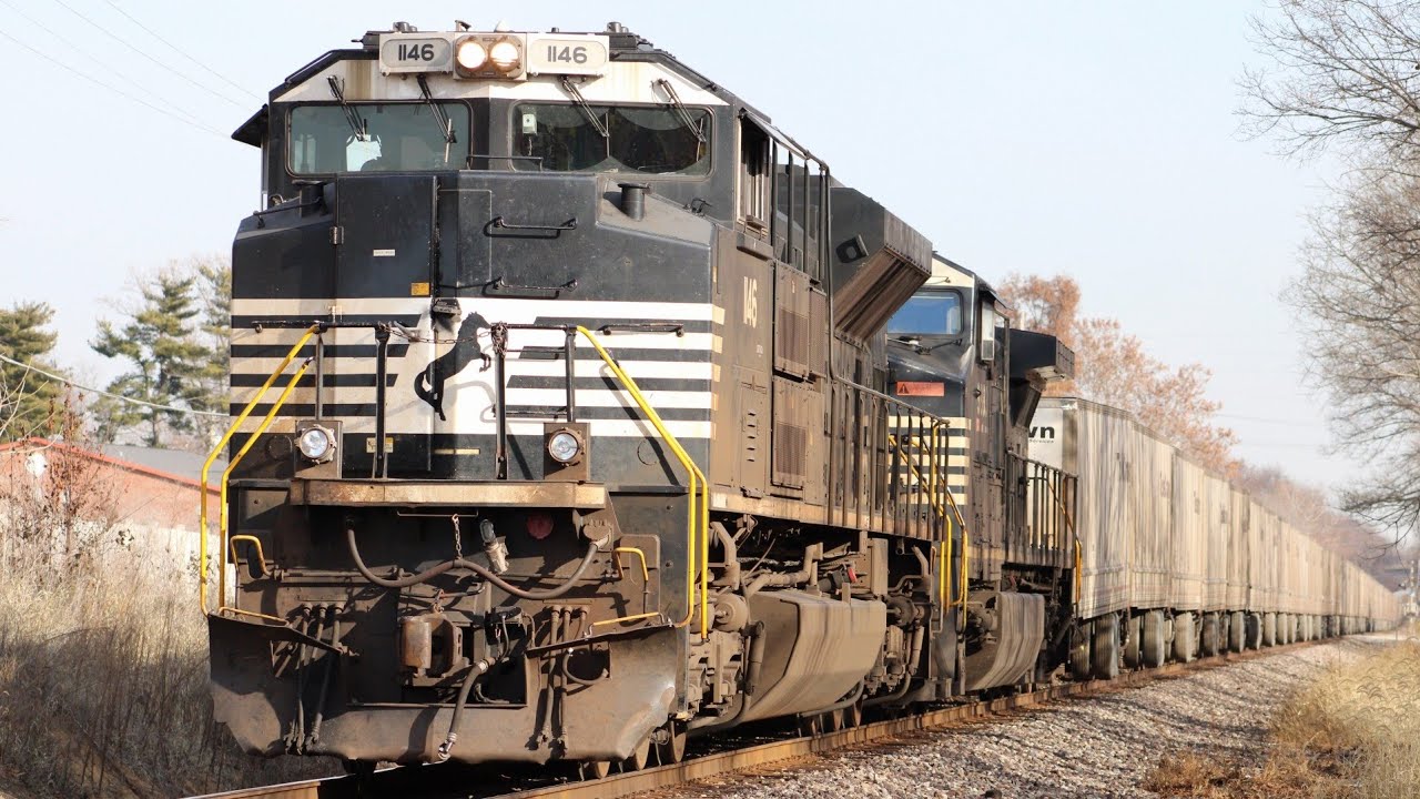 NS 255 Reroutes On The NS St Louis District With An Ace And Dash 9 Lead ...