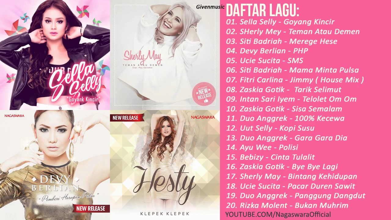 20 HITS LAGU DANGDUT INDONESIA TERBARU JANUARI 2017 POPULER - YouTube