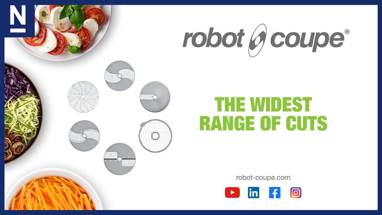 Robot Coupe Veg Prep & Food Processor Discs - YouTube