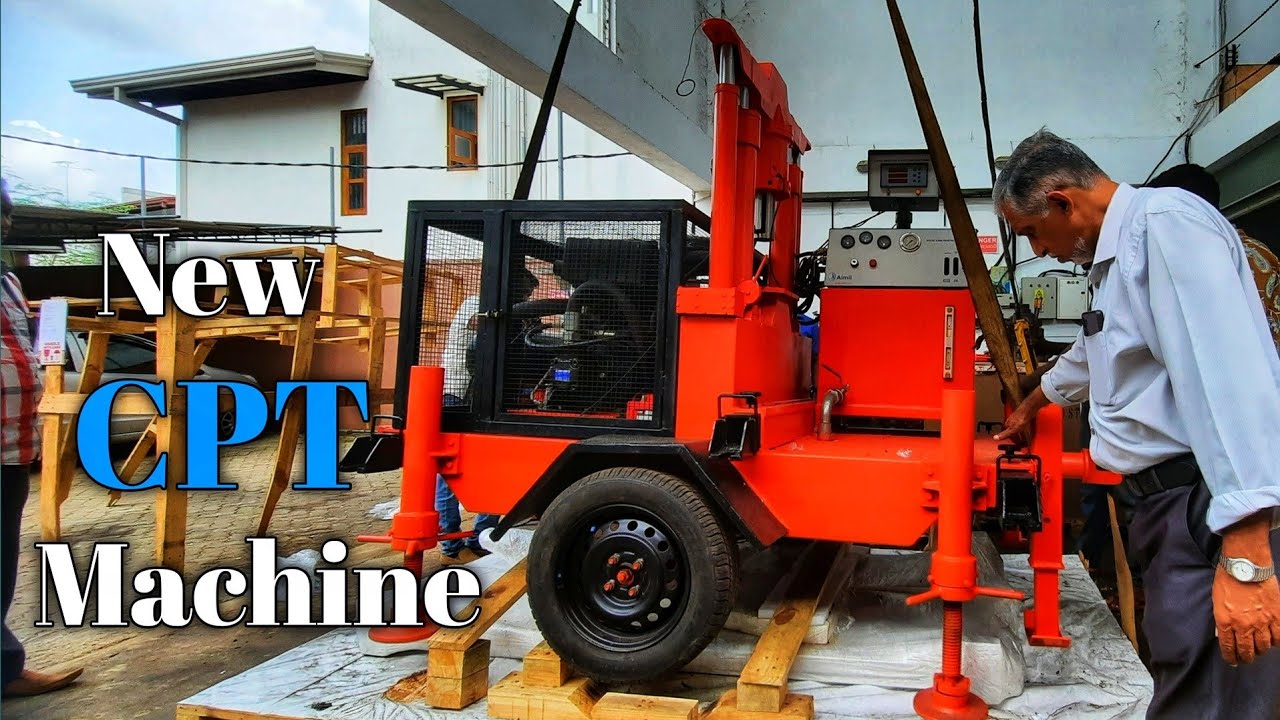 HEAVY CPT MACHINE UNBOXING || Cone Penetration Test Equipment ...