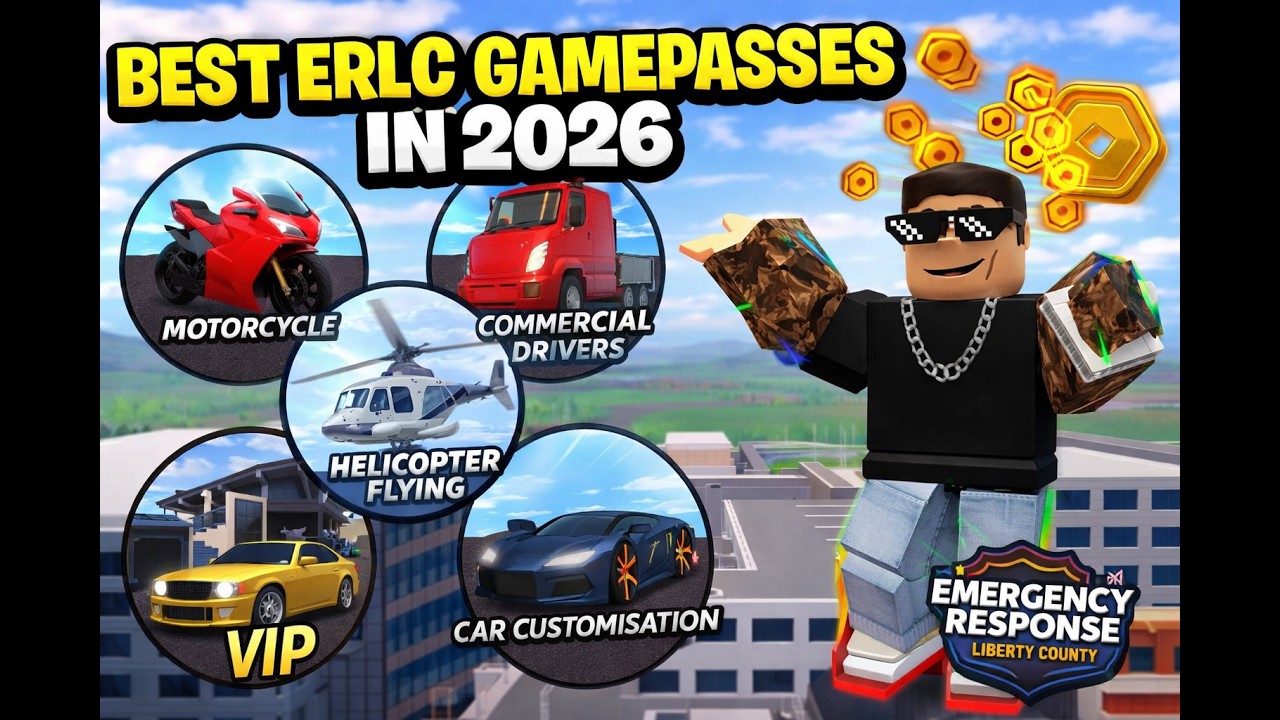 Top 5 ERLC Gamepasses to buy in 2026! - YouTube