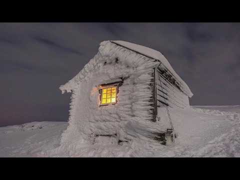 -45 °C Schneesturm: Allein in der Hütte – Wölfe draußen