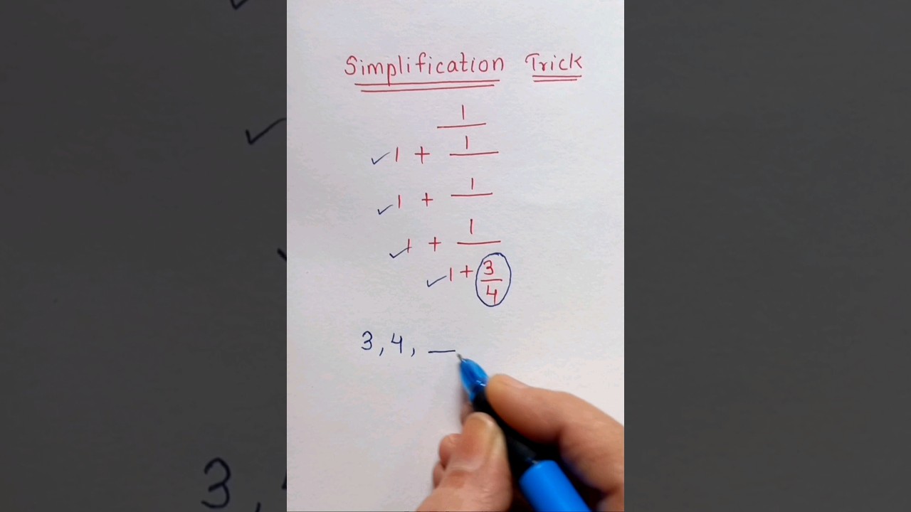 Simplification Tricksmaths Mathstricks Mathsshorttricks Viral Youtube 5343