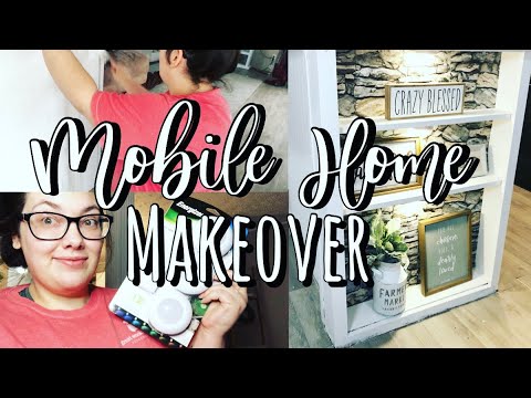 Mobile Home Makeover | ISLAND MAKEOVER | Mobile home updates ...