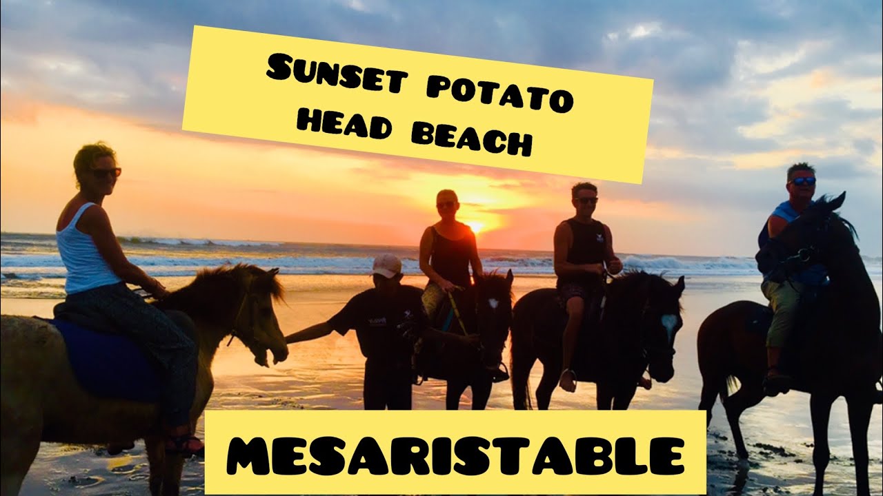 Sunset riding potato head beach # MESARISTABLE - YouTube