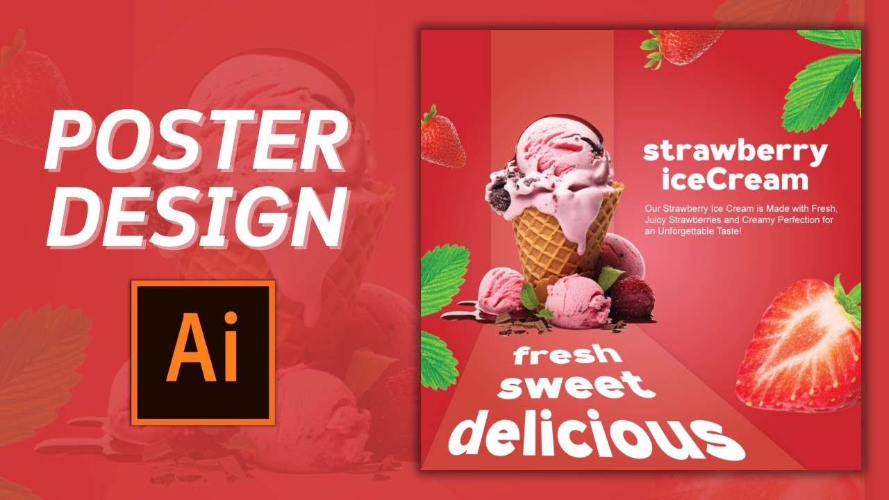 Poster Design in Illustrator - Adobe Illustrator Tutorials Graphic ...