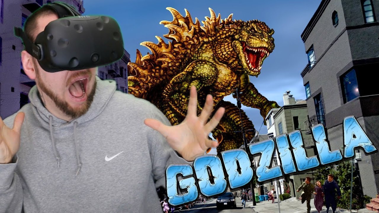 BECOME GODZILLA IN VIRTUAL REALITY! | Monster Awakens VR (HTC Vive ...