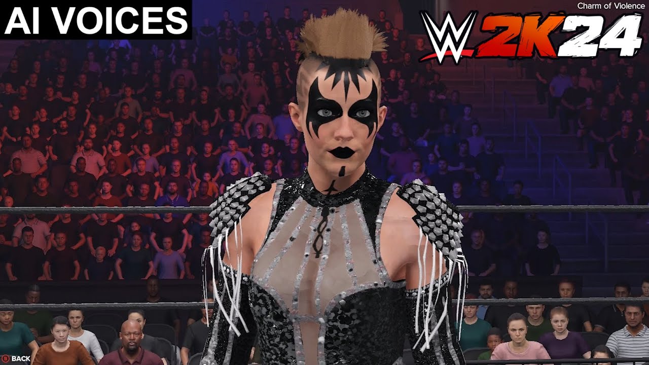 Jojo Swia has a promo in WWE 2K24 (AI Voices) - YouTube