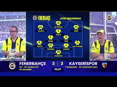 Fenerbahçe Tv Yıkıldı !  Fenerbahce 3 & Kayserispor 3 #fbtv