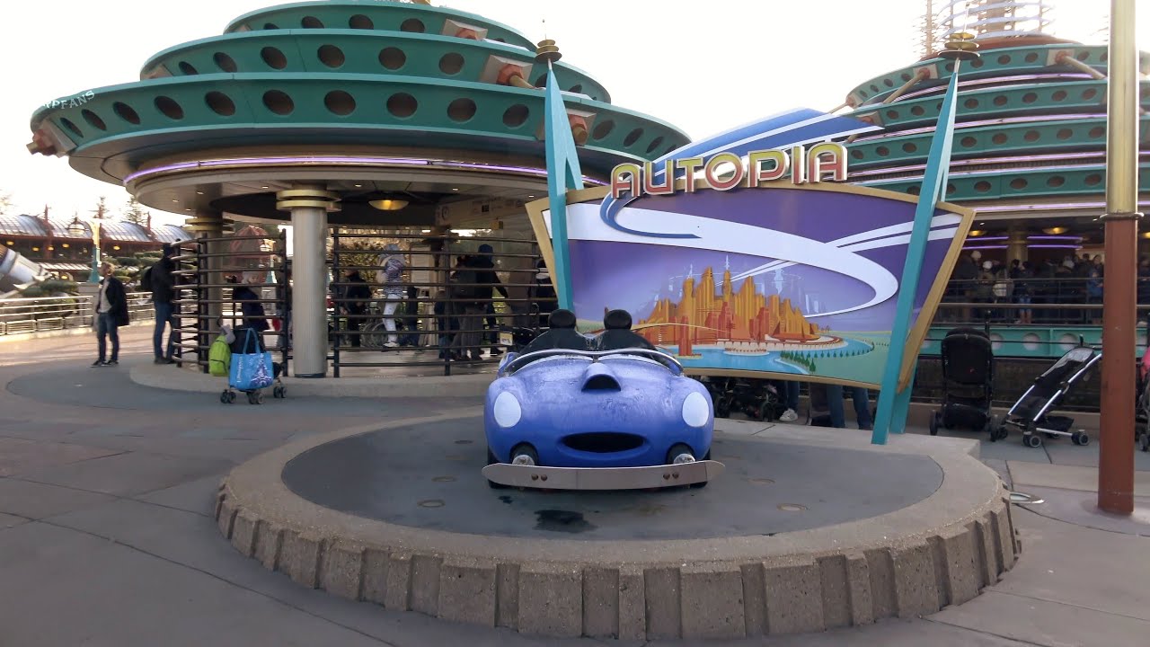 Autopia On ride at Disneyland Paris - YouTube