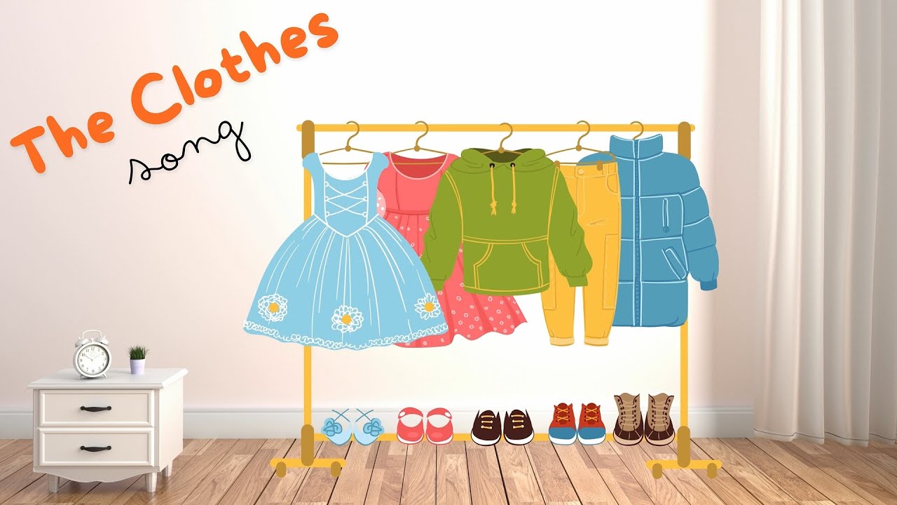 Clothes Song | Learn about Clothing Vocabulary | Nursery Rhymes for ...