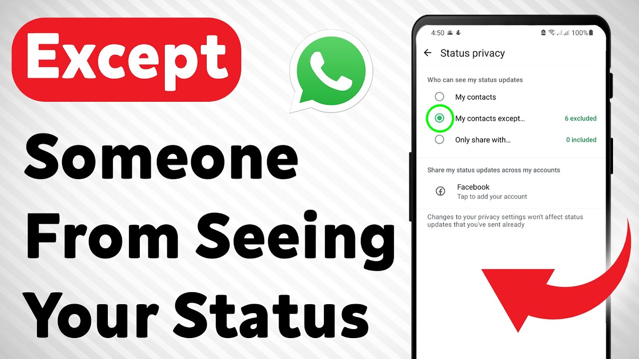 How to Except Someone From Seeing Your Status On WhatsApp (Updated ...