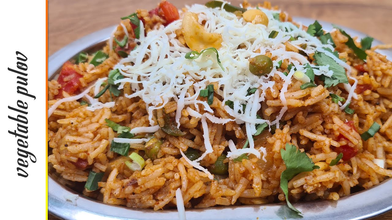 Vegetable cheese pulao |આ પુલવ ઘરે આ રિતે બનાવશો તો restaurant જ્વાનિ જ ...