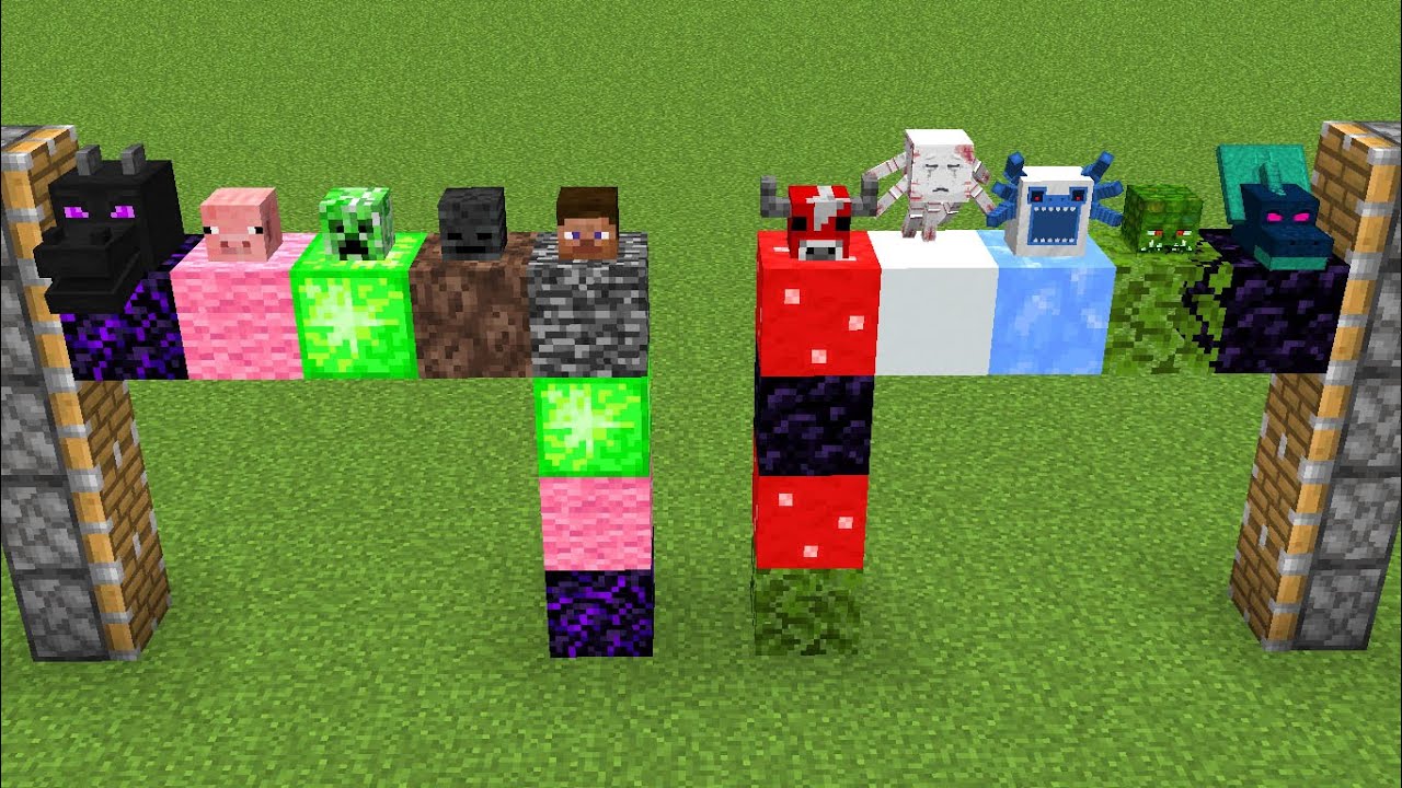 what if you create MULTI SUPER GOLEM BOSS in MINECRAFT - YouTube