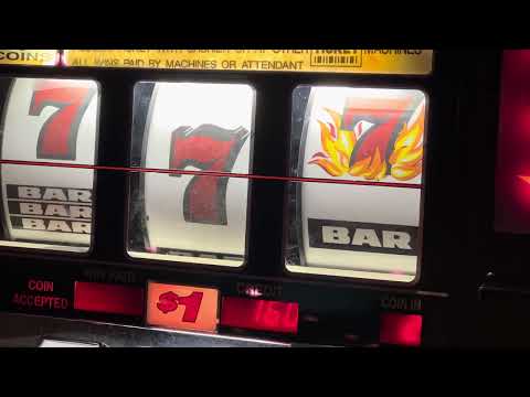 Flaming sevens slot machine - YouTube