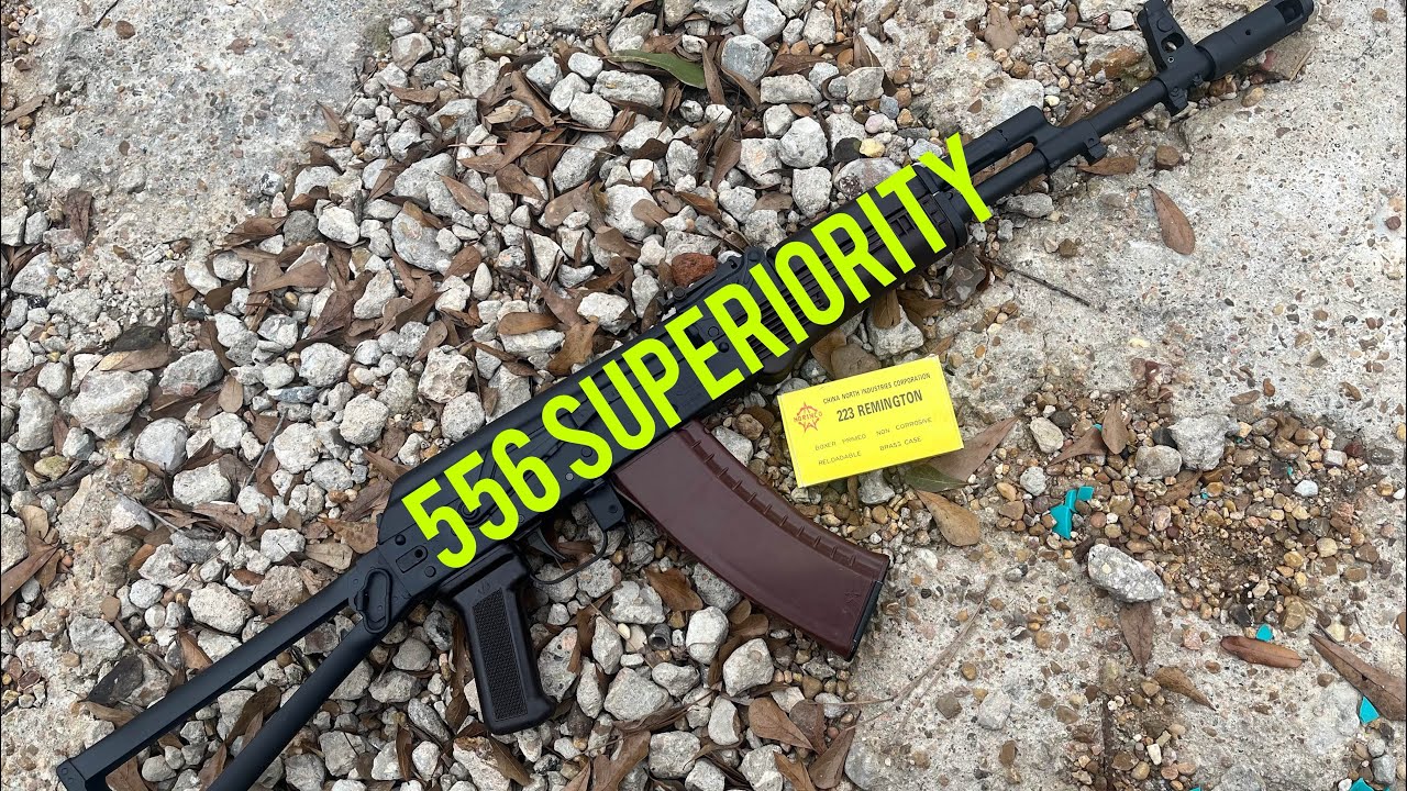 223 556 Saiga conversion to Ak-101 - YouTube