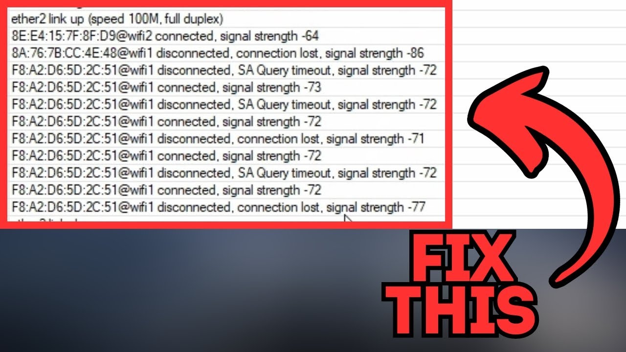 How to Fix Frequent SA Query Timeout on Mikrotik hAP ax Series - YouTube