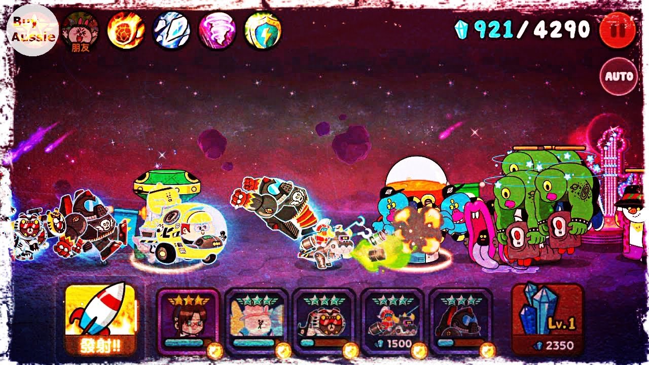 Go~ Fighting~~ 雪MIKU星球第1~6關, LINE RANGERS 銀河特攻隊 [遊戲] [1080P HD] - YouTube