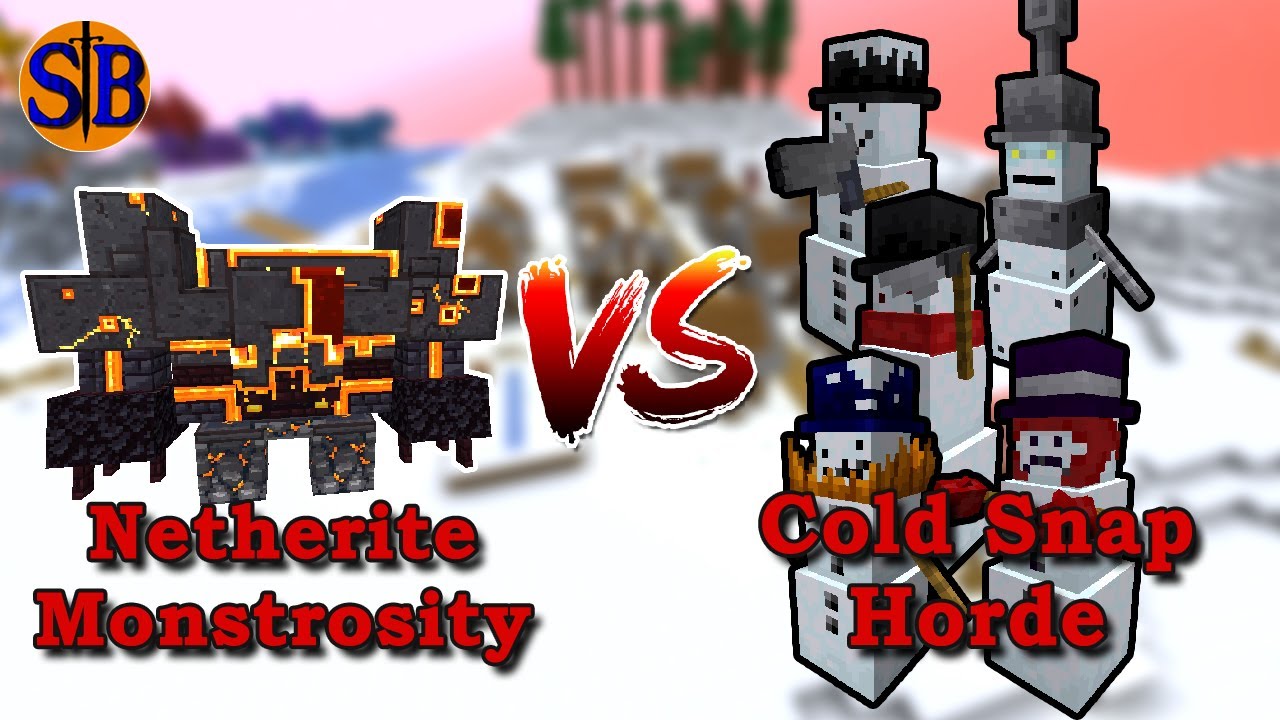 Netherite Monstrosity (L_Ender's Cataclysm) VS Cold Snap Horde ...