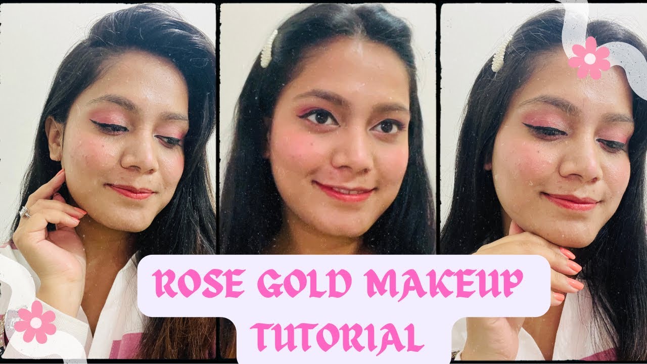 Rose Gold Makeup Tutorial || Step by Step || Ankita || BeautyChimes ...