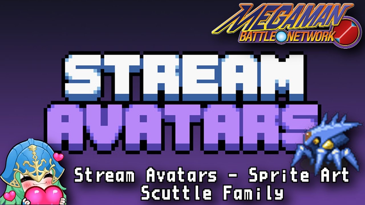 Sprite Art for Stream Avatars | Scuttle Family | Mega Man Battle ...