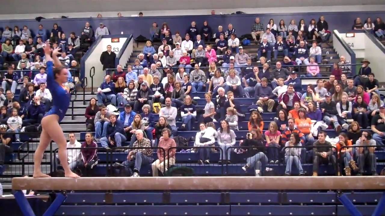Allison Buckley- beam Illinois Gymnastics @ Penn State - YouTube