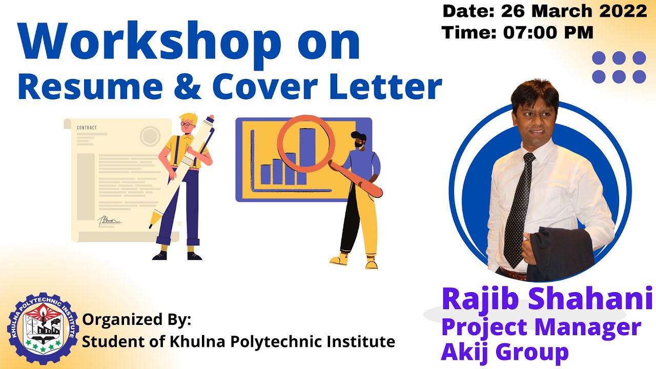 Workshop on Resume & Cover Letter #Shahani Rajib - YouTube