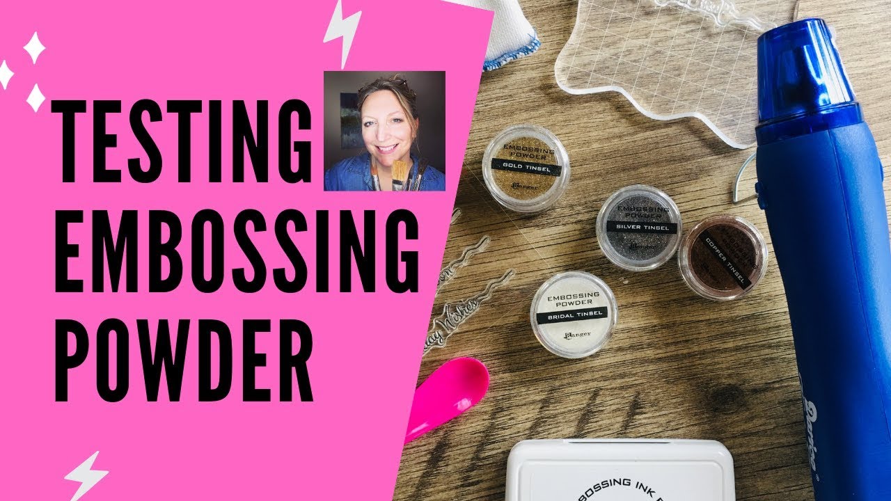 Testing Ranger Embossing powder Kit - YouTube