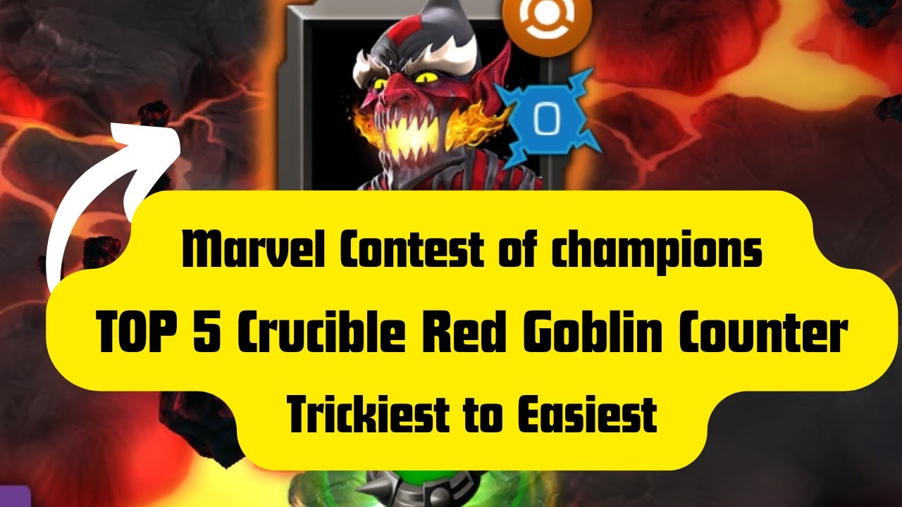 MCOC Crucible Red Goblin TP 5 counters - YouTube