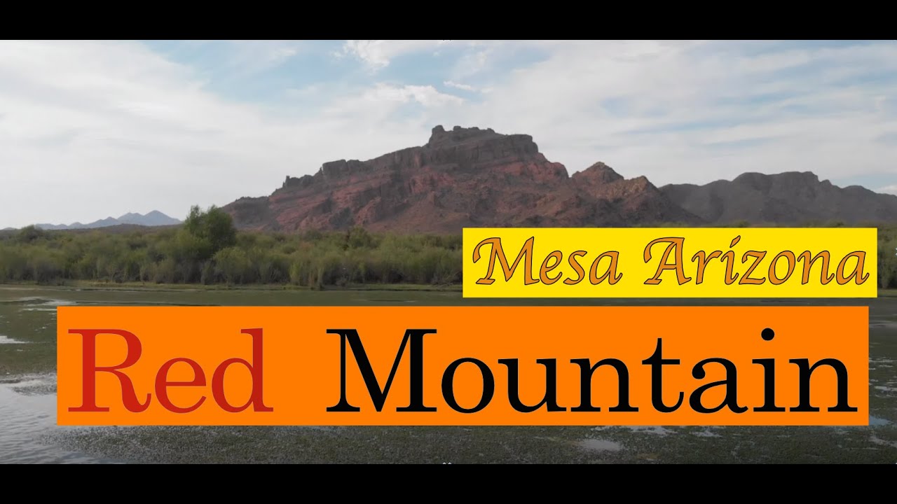 Beautiful Red Mountain Salt River Mesa Arizona - YouTube
