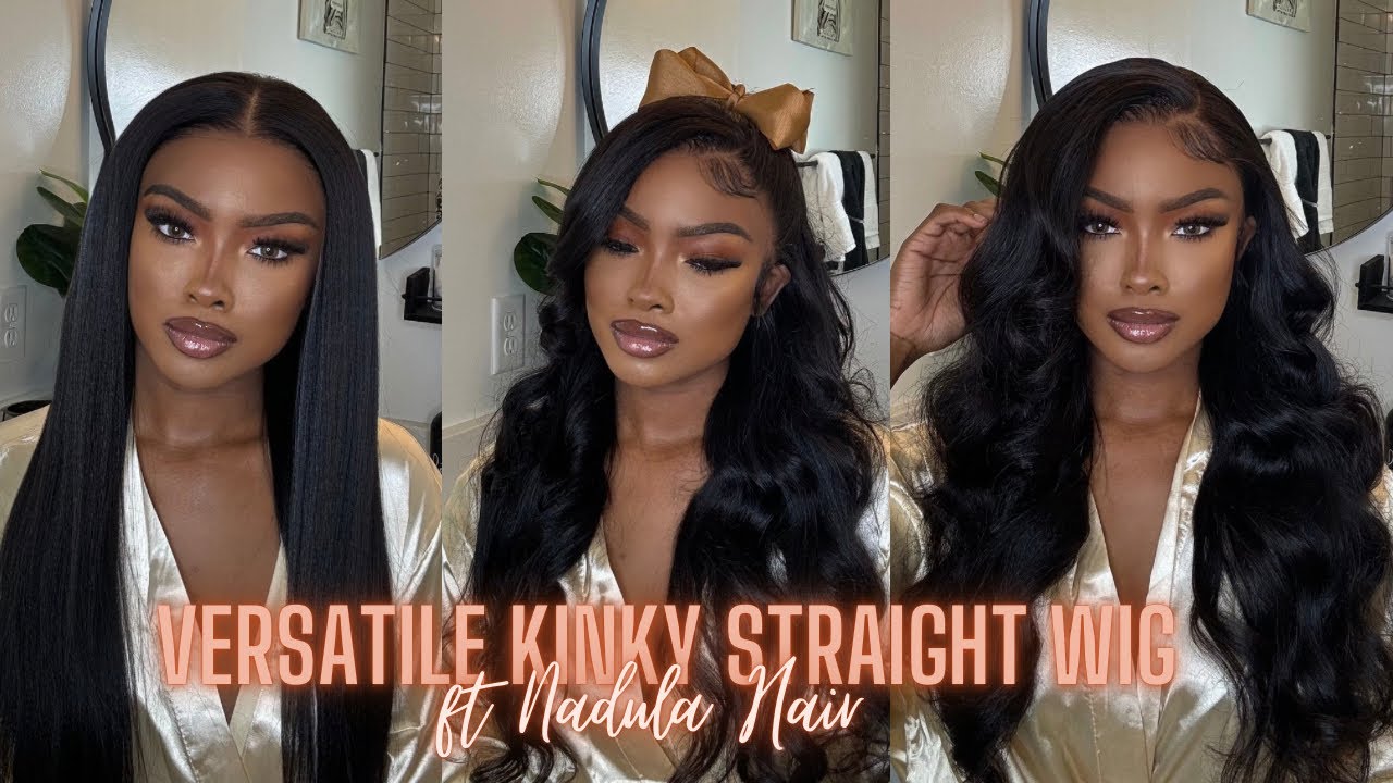 Affordable & Natural Looking Yaki Straight Wig | Install & Style For ...