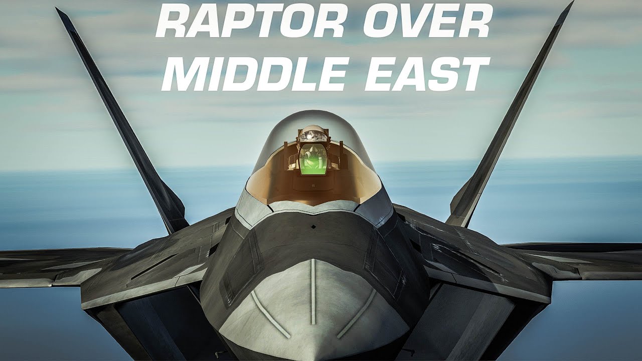 F22 UNLEASHED Over Middle East | RAPTOR Intercepts Enemy Bandits | F-22 ...