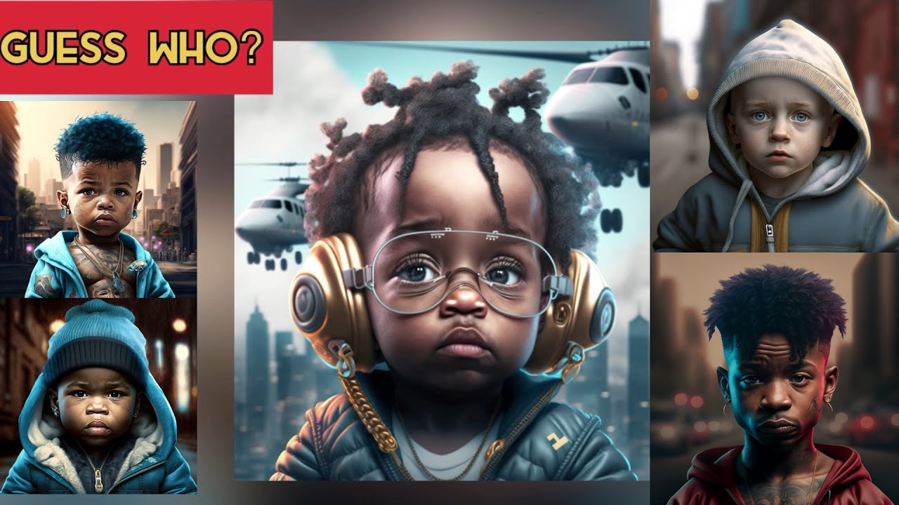 Guess The Rapper As A Baby || Ai Generated Art Trend #Shorts - YouTube
