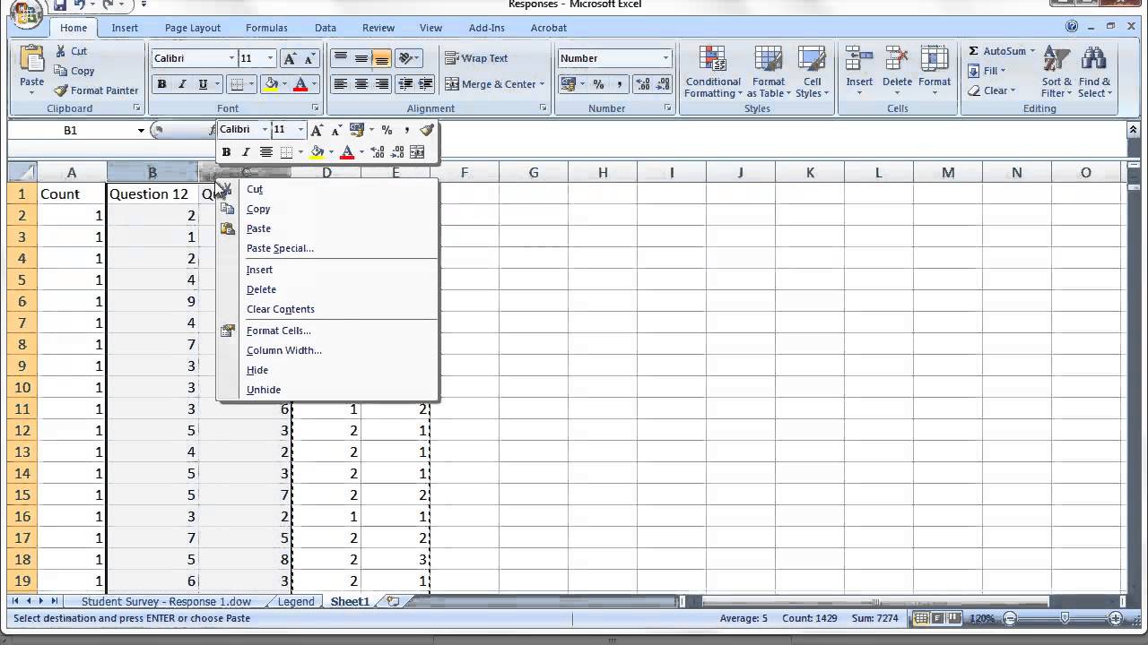 ECON10062 Joint Frequency and Probability Tables - YouTube