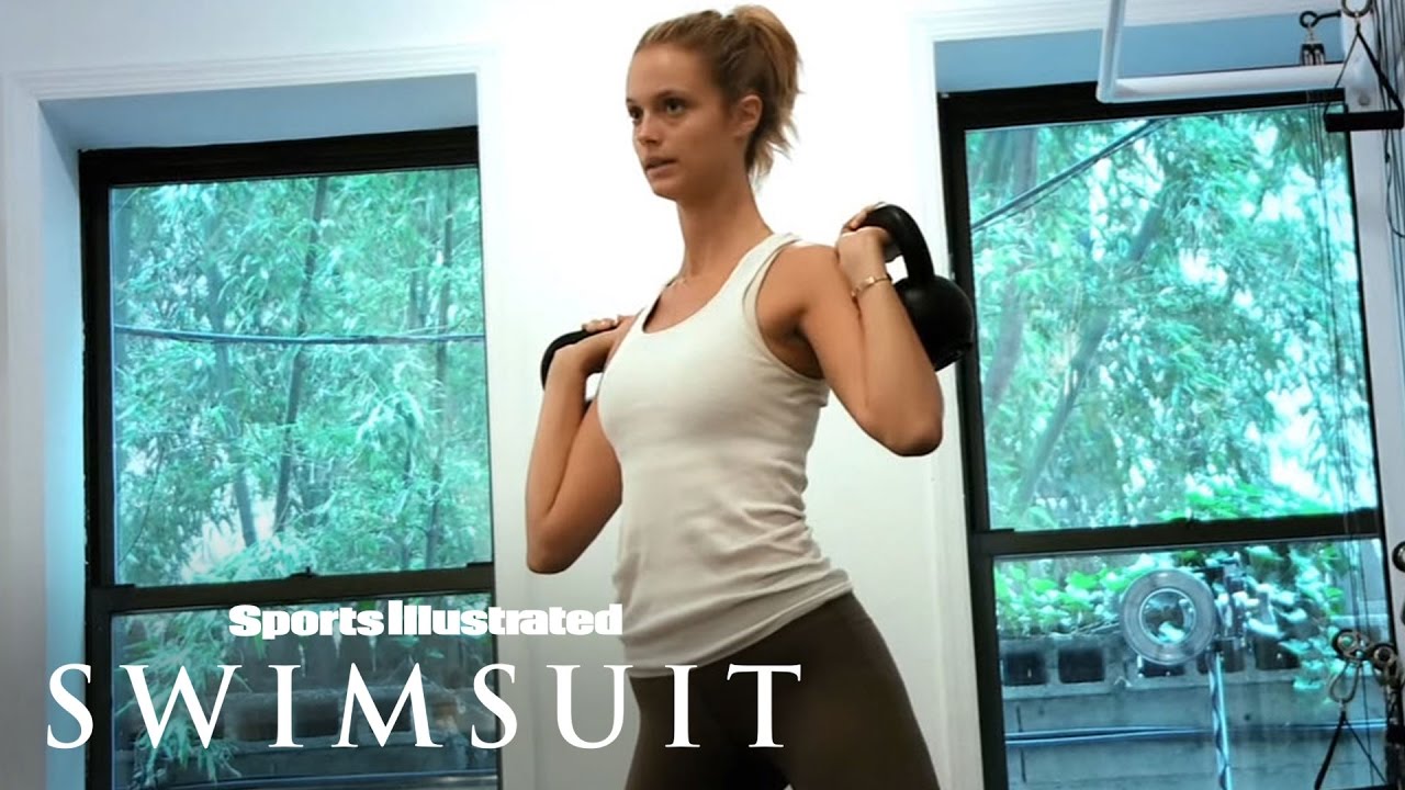 Kate Bock's Workout | Sports Illustrated Swimsuit - YouTube