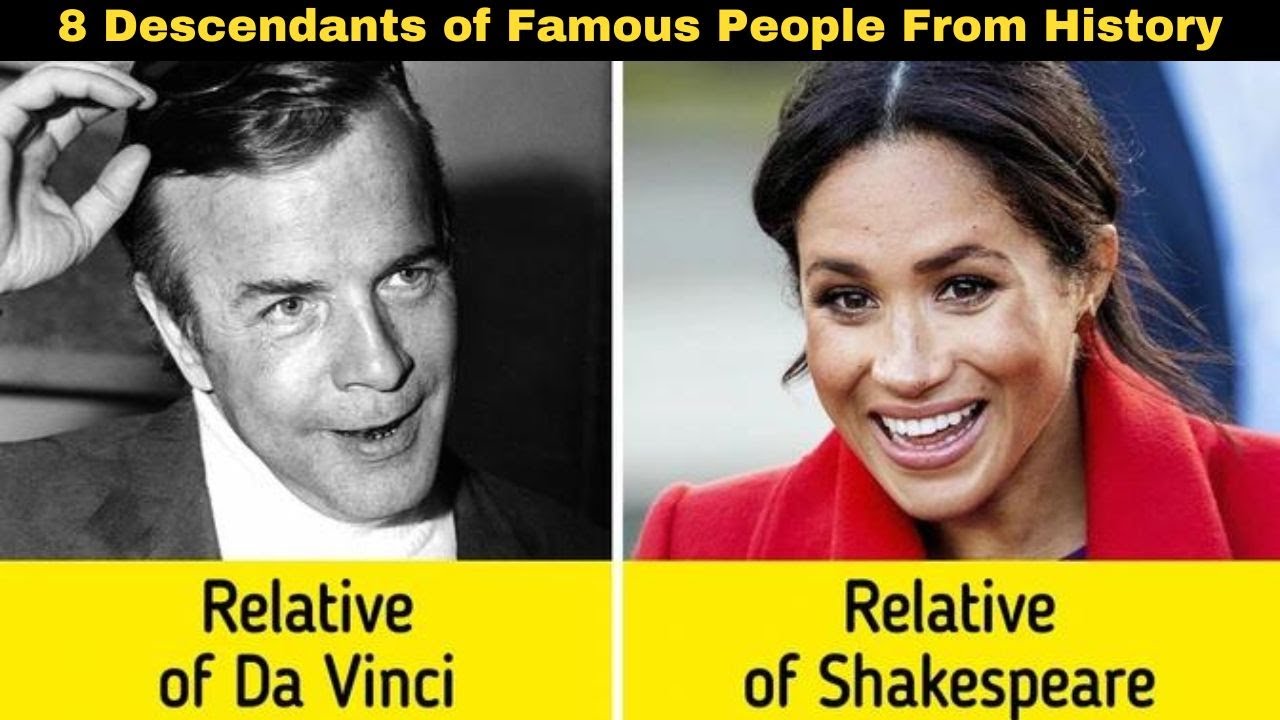 8 Descendants of Famous People From History - YouTube