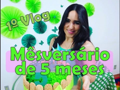 1º Vlog - Preparativos mêsversário de 5 meses da Grazi Eva - YouTube