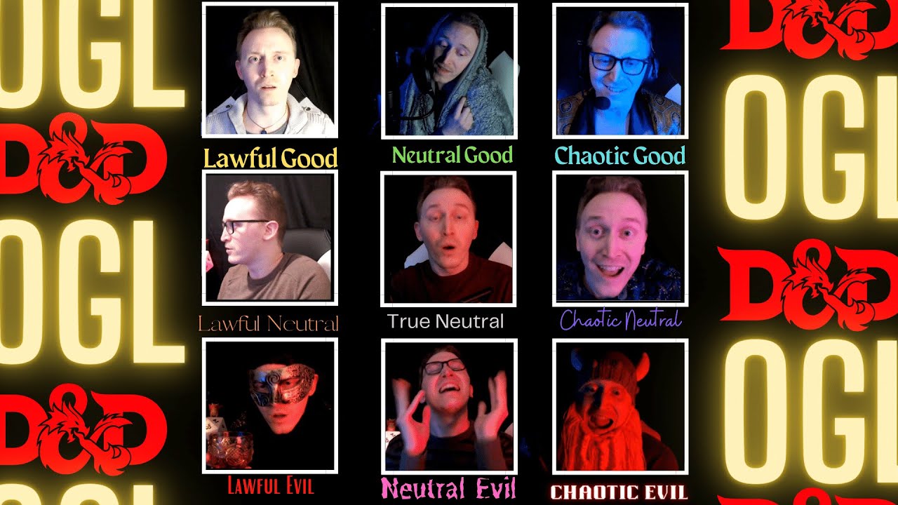 OGL Drama Alignment Chart - YouTube
