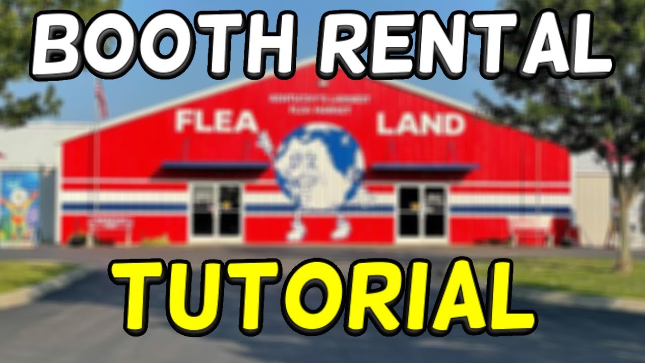 Flea Land Online Booth Rental Tutorial - YouTube