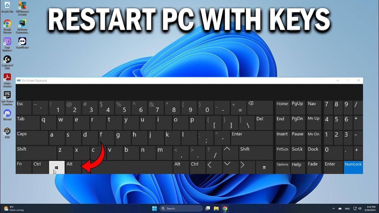 How To Restart Windows 10 Using Keyboard Shortcuts Only (2025) - Easy ...