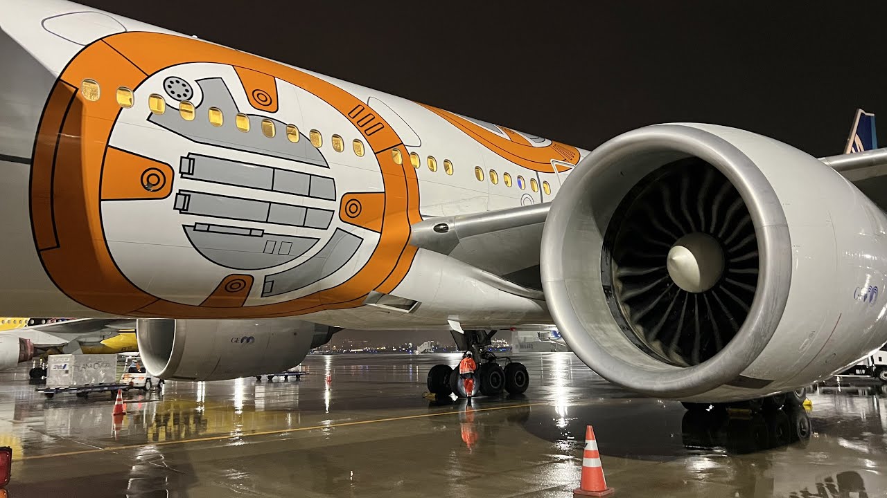 BB-8 ANA JET ラストフライト 新千歳(CTS) → 東京(HND) / The Last BB-8 ANA JET Flight ...