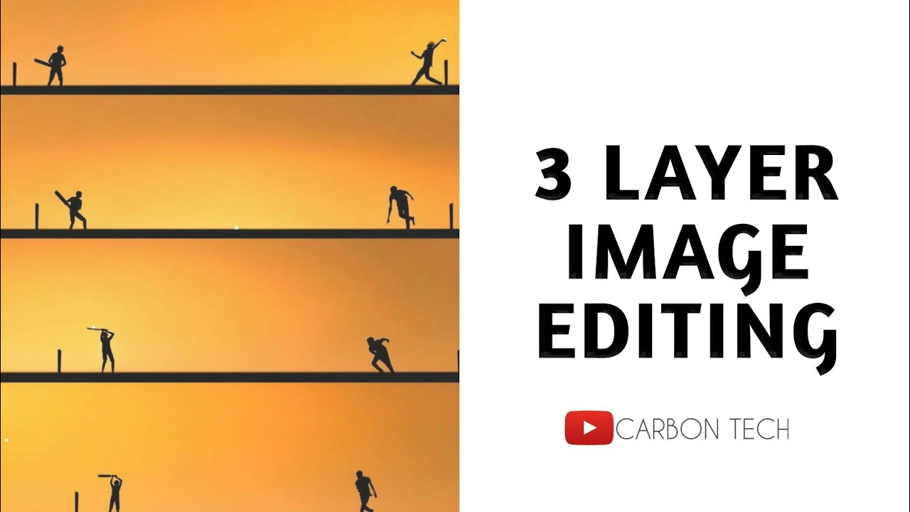 How to create 3 layer photo edit on mobile || Tutorial || Inshot ...