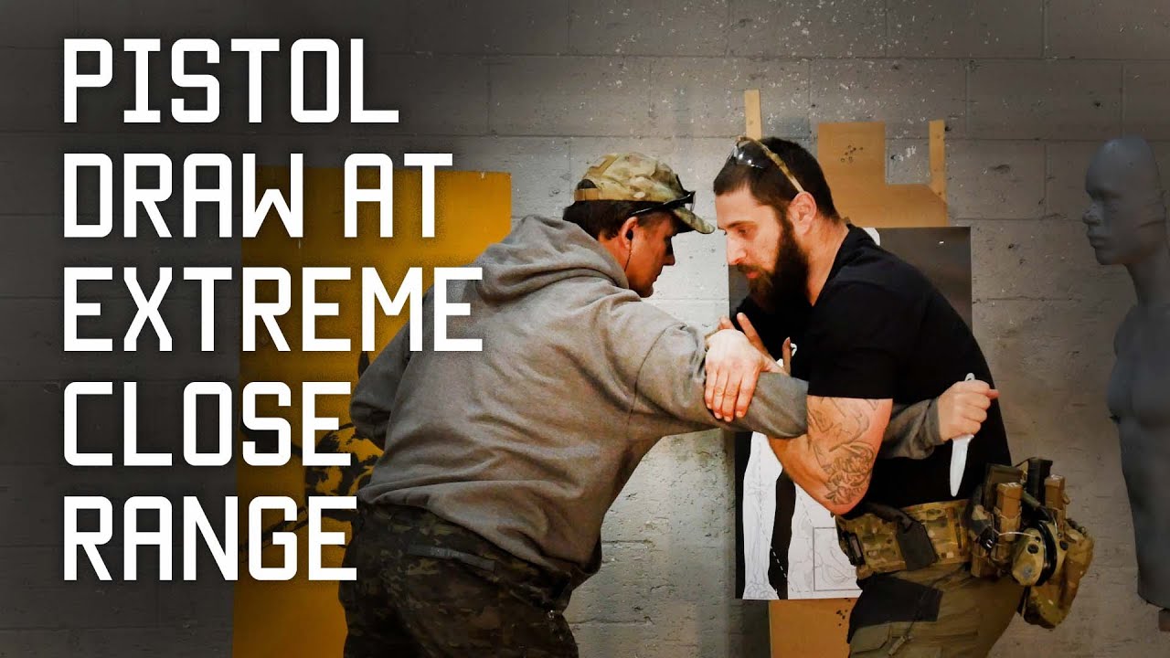 Pistol Draw extreme close range | Tactical Rifleman - YouTube