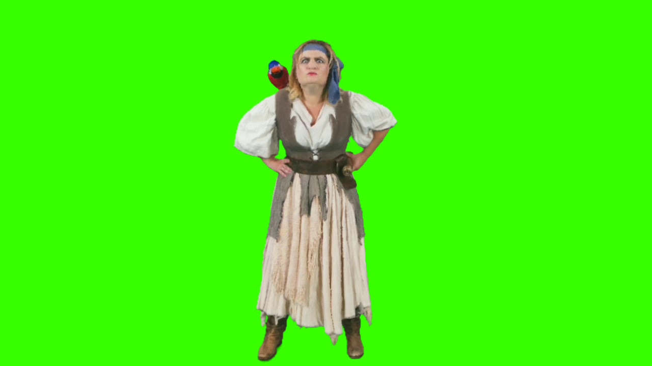 Pirate‌ || HD Stock Green Screen Il VFX Effect II Chroma Key ...