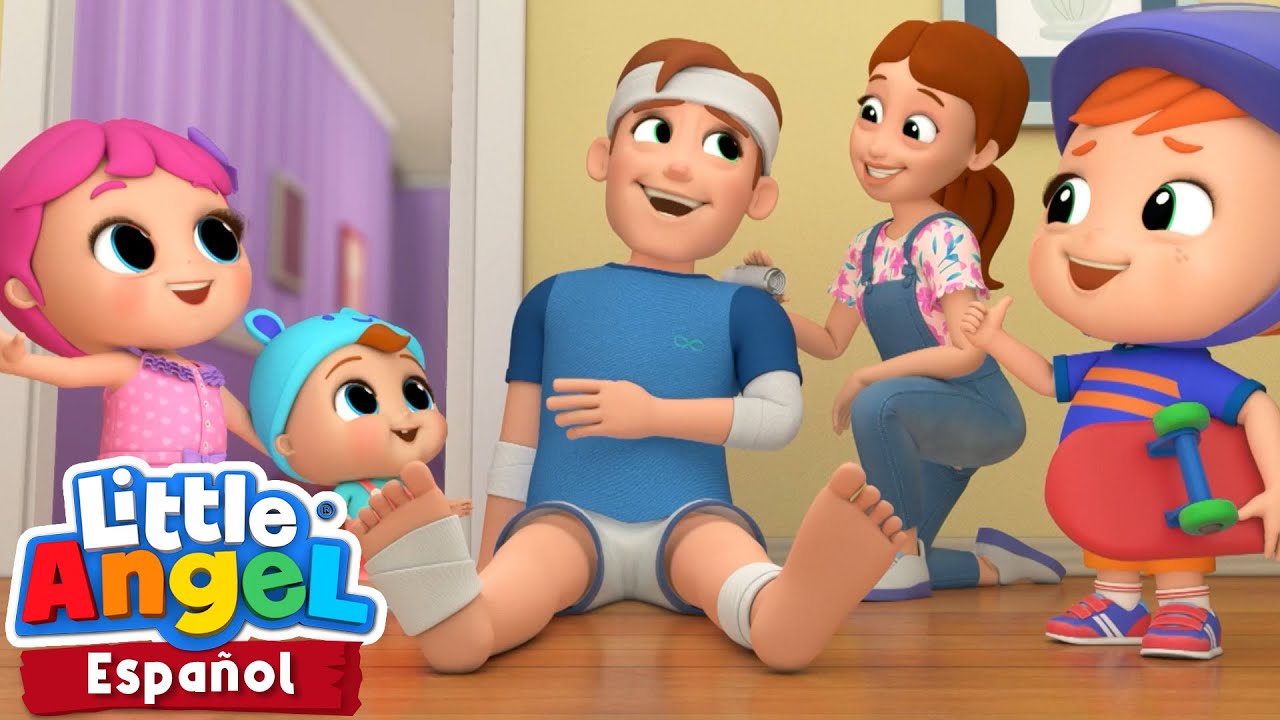 ¡Papá se hizo un Boo Boo! | Caricaturas | Canciones Infantiles🎵| Little ...